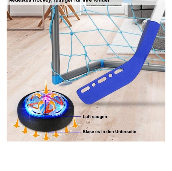 Hover | Toys | Hover Hockey Set Kids Sports Toy Led Hover Hockey Puck 2 ...